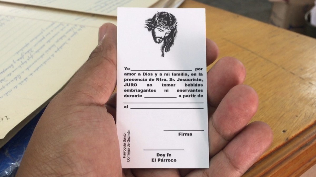 Juramento Para No Tomar Documento Católico Mexicano Que Salva Vidas