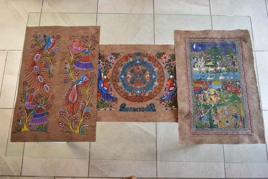 Artesanías en papel amate, arte popular que cuenta historias mexicanas ...